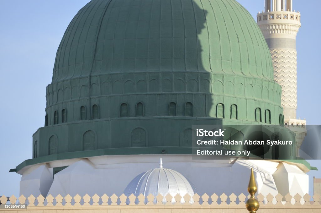 Kubah Hijau Masjid Nabawi Foto Stok Unduh Gambar Sekarang Agama