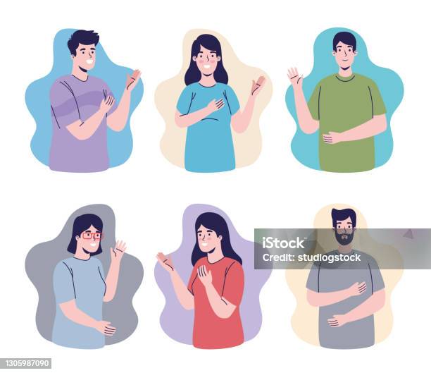 Ilustración de Grupo De Personas y más Vectores Libres de Derechos de ... Ilustración de Grupo De Personas y más Vectores Libres de Derechos de ...