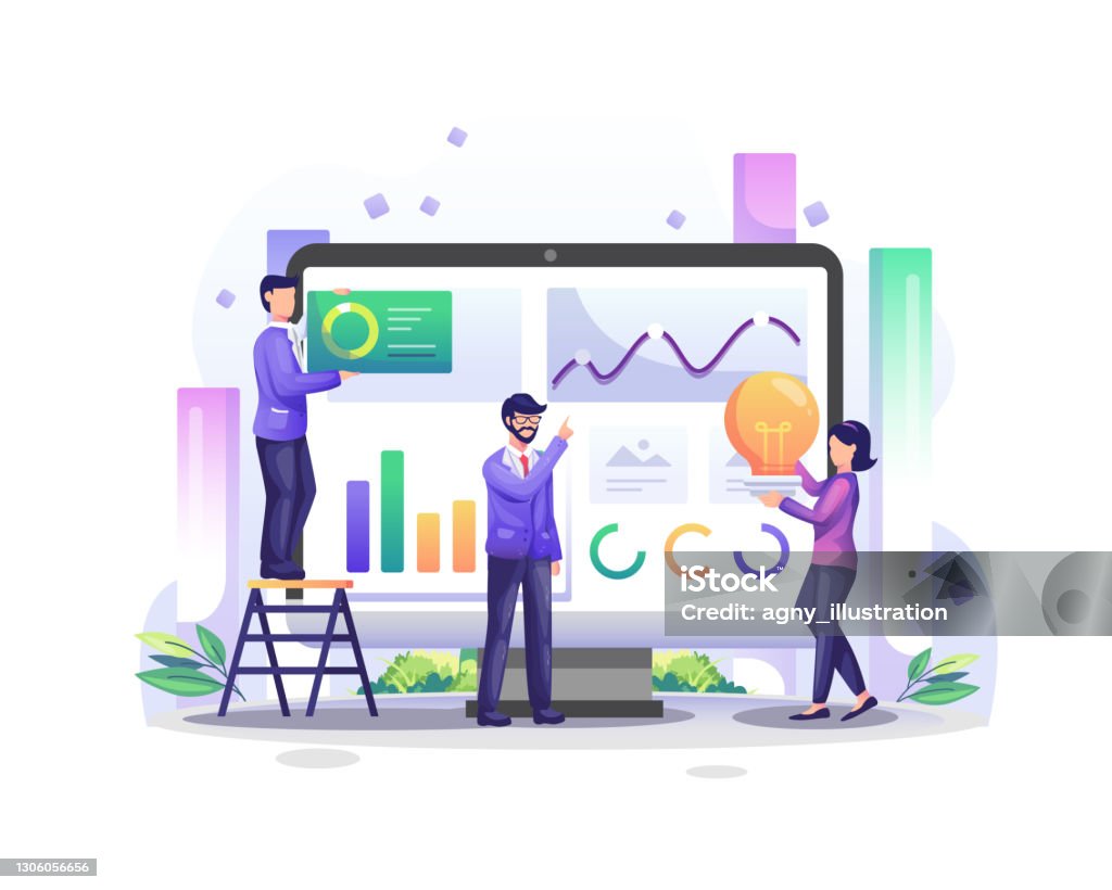 Konsep Analisis Data Dengan Orangorang Karakter Di Layar Komputer ... Konsep Analisis Data Dengan Orangorang Karakter Di Layar Komputer ...