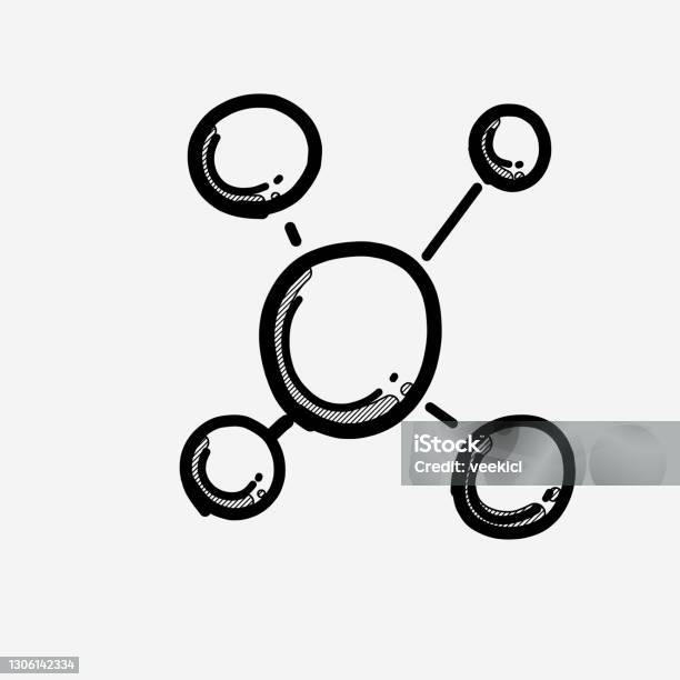 Partager Licône De Vecteur Doodle Dessin Dillustration Dillustration