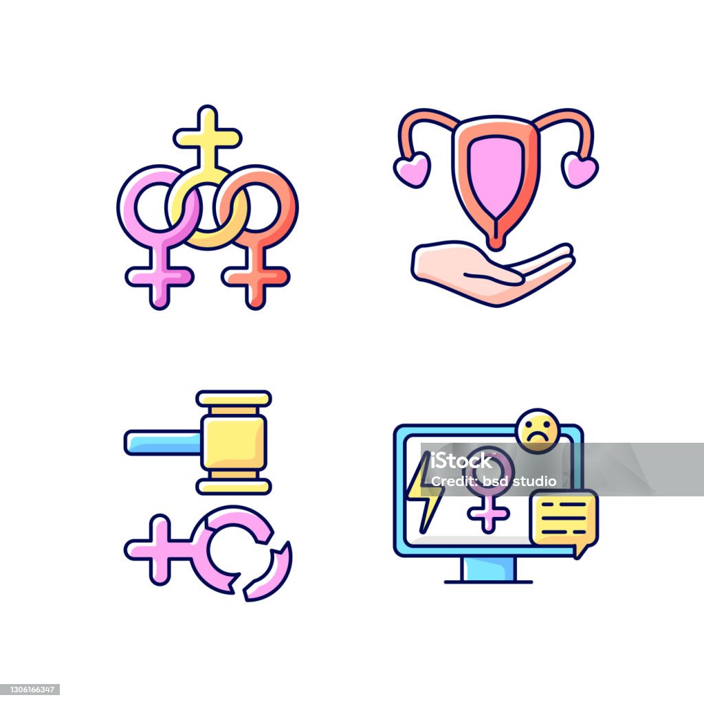 Feminism Rgb Color Icons Set Stock Illustration - Download Image Now ... Feminism Rgb Color Icons Set Stock Illustration - Download Image Now ...