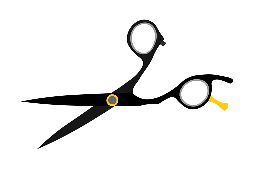 Gunting Penataan Rambut Simbol Barbershop Gambar Di Latar Belakang