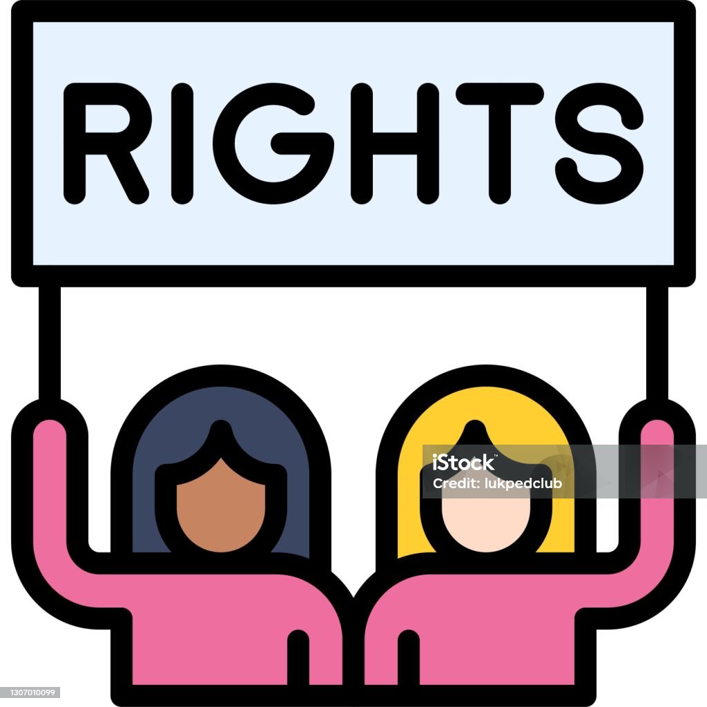 Womens Rights Icon Feminism Related Vector Stock Illustration