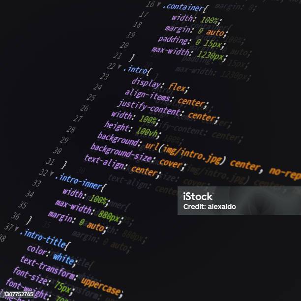 Css Web Kodlama Dili Arka Planı Stok Vektör Sanatı And Basamaklı Biçim Sayfaları‘nin Daha Fazla