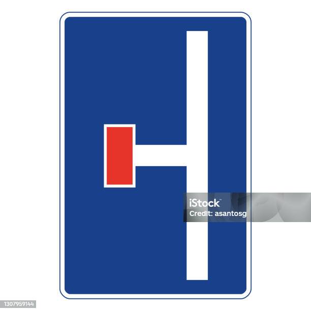 Ilustración de Señal De Tráfico Rectangular En Azul Y Blanco Aislada ... Ilustración de Señal De Tráfico Rectangular En Azul Y Blanco Aislada ...