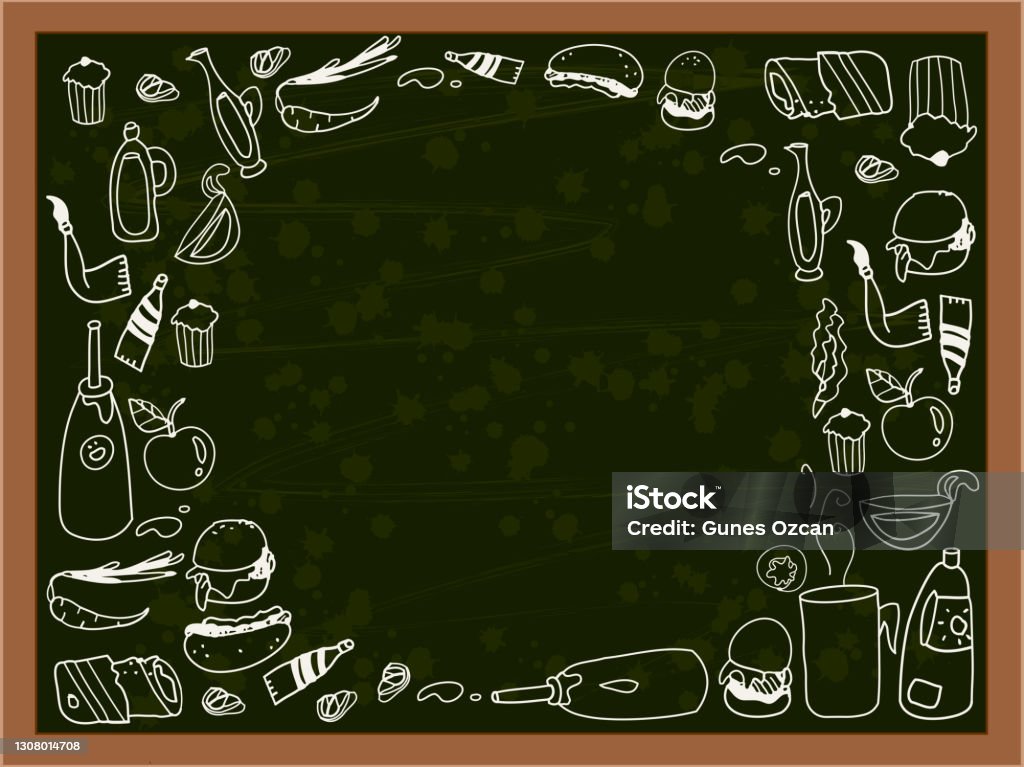 Gambar Kapur Pola Doodle Makanan Dan Minuman Ilustrasi Stok - Unduh ... Gambar Kapur Pola Doodle Makanan Dan Minuman Ilustrasi Stok - Unduh ...
