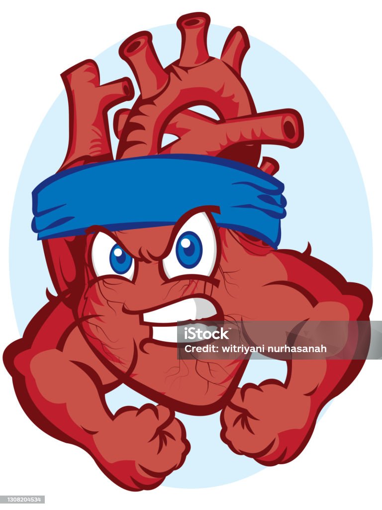 Hati Yang Kuat Dengan Bandana Tanda Pusat Diagnostik Jantung Desain ... Hati Yang Kuat Dengan Bandana Tanda Pusat Diagnostik Jantung Desain ...