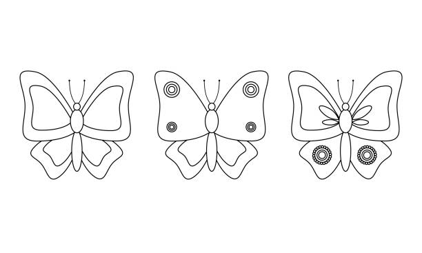 120+ Butterfly Frame Coloring Page Illustrations, Royalty-Free Vector ... 120+ Butterfly Frame Coloring Page Illustrations, Royalty-Free Vector ...