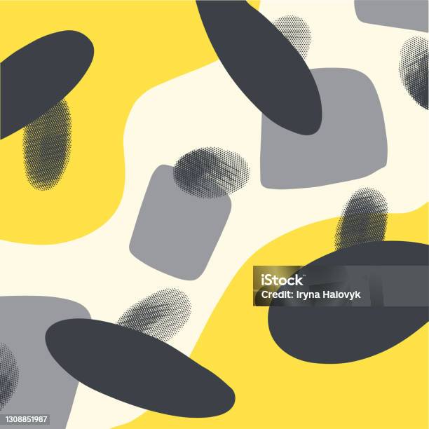 Sampul Abstrak Modern Desain Minimal Latar Belakang Geometris
