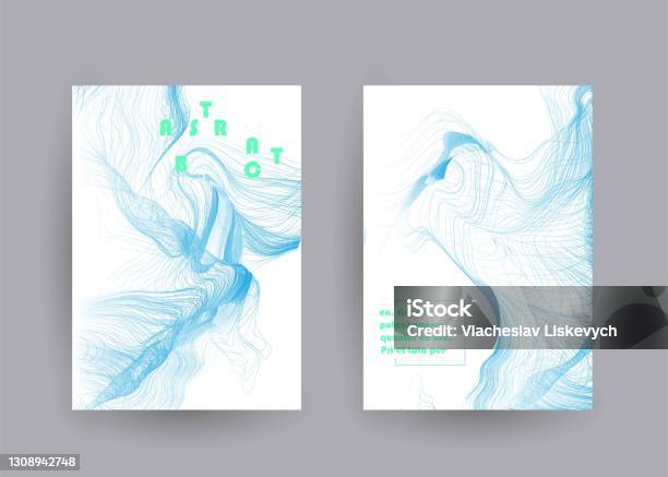 Templat Sampul Diatur Dengan Elemen Geometris Grafis Berlaku Untuk