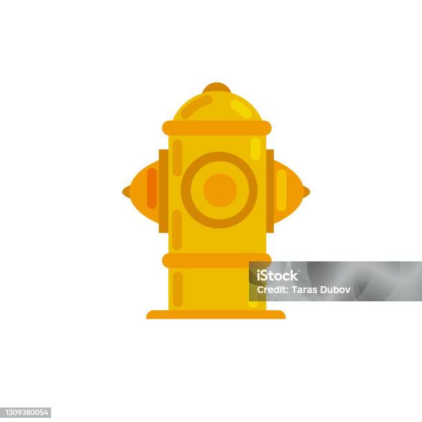 Incendie Illustration Plate De Dessin Animé Icône Jaune De Loutil De
