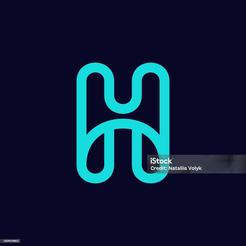 Ilustración De Logotipo De La Letra H Y Más Vectores Libres De Derechos