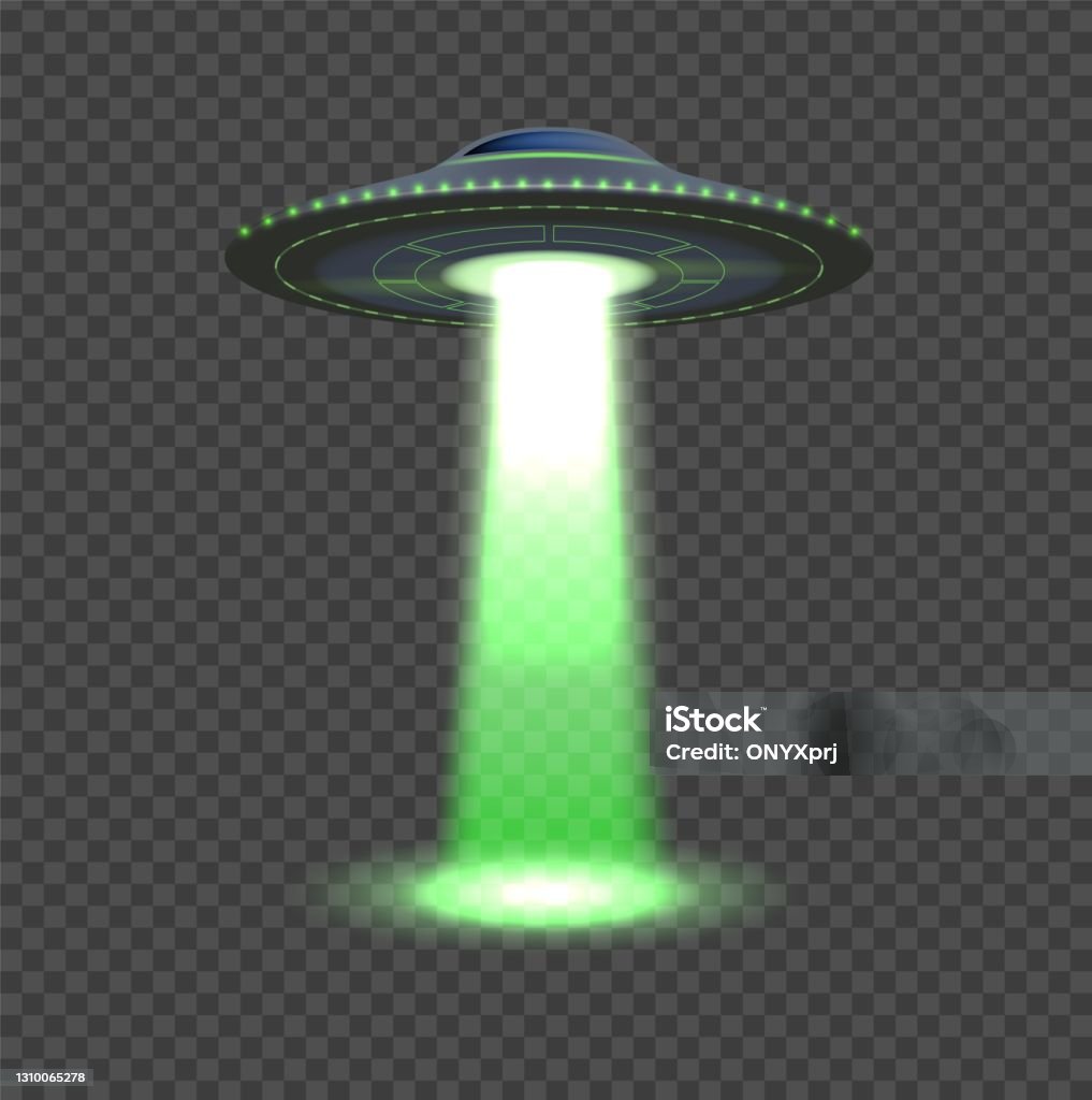 Aliens Pesawat Ruang Angkasa Lampu Ufo Objek Ruang 3d Kapal Pelat