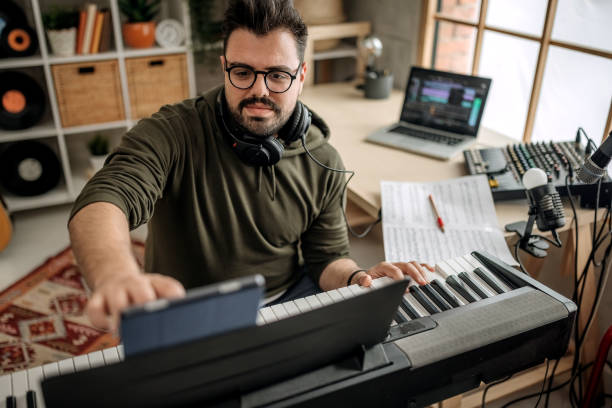 Free Stock Photo of Person working on a music project | Download Free ...