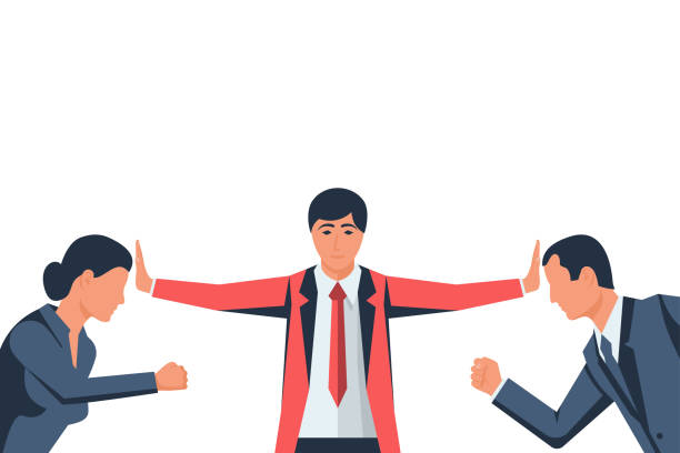 5 100 Conflict Resolution Stock Illustrations Royalty Free Vector