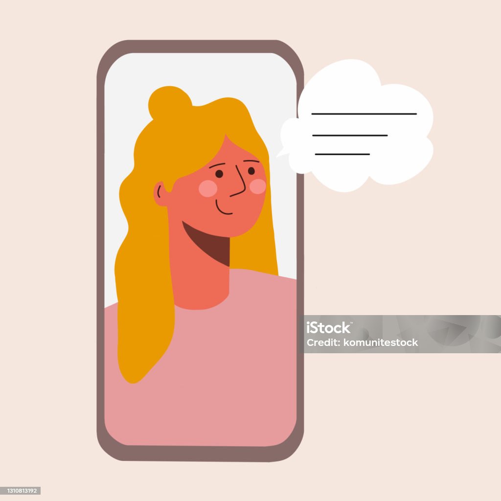 Concept Dappel Vidéo Illustration Vectorielle De Modèle De Dessin Animé
