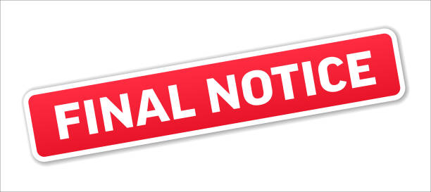 [90] Final notice sign Clipart Vector PNG , SVG, EPS, PSD, AI