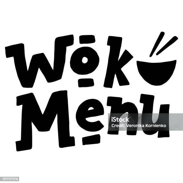 Desain Teks Tipografi Menu Wok Grunge Huruf Tangan Digambar Ilustrasi ... Desain Teks Tipografi Menu Wok Grunge Huruf Tangan Digambar Ilustrasi ...