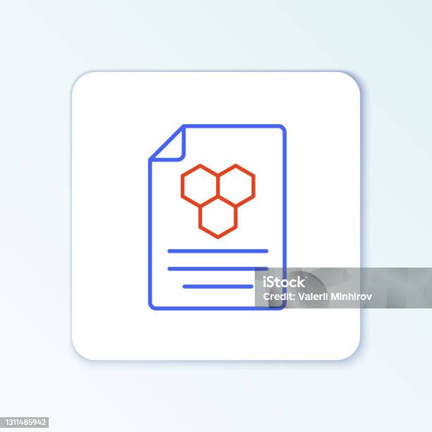 Graphisme En Nid Dabeille De Ligne Disolement Sur Le Fond Blanc Symbole