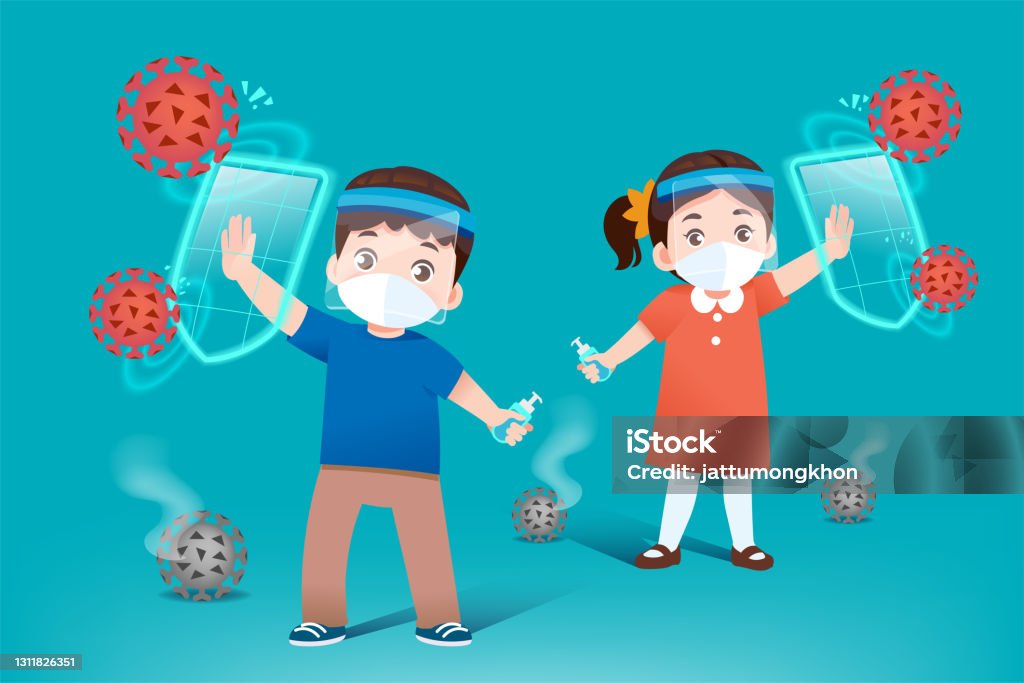 Ilustración de Prevenga La Propagación De Enfermedades Para Los Niños ... Ilustración de Prevenga La Propagación De Enfermedades Para Los Niños ...