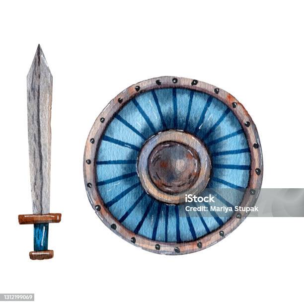 Ilustración de Conjunto De Brazos Vikingos Lindo Estilo De Arte De ... Ilustración de Conjunto De Brazos Vikingos Lindo Estilo De Arte De ...