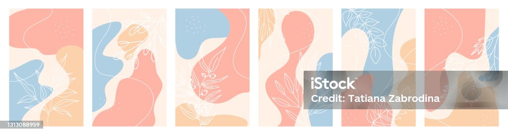 Set Besar Berbagai Sampul Sorotan Vektor Ilustrasi Stok Unduh Gambar