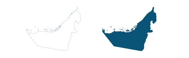 20 United Arab Emirates Infographics Statistical Data Sights Stock