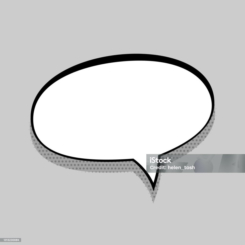 Comics Speech Bubble For Text Stock Illustration Download Image Now