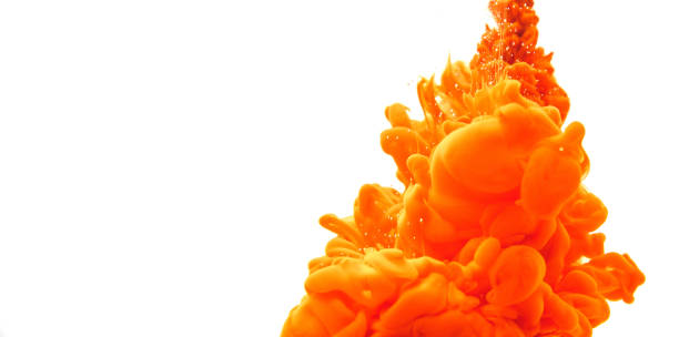 Free Stock Photo of Vibrant orange and red ink diffusion | Download ...
