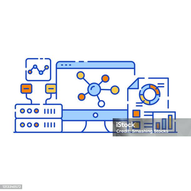 Analytics Application Stock Illustration Download Image Now Applying Chart Data Istock
