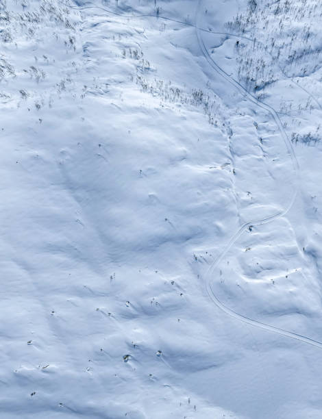 Free Stock Photo of A aerial view of snowy mountains | Download Free ...