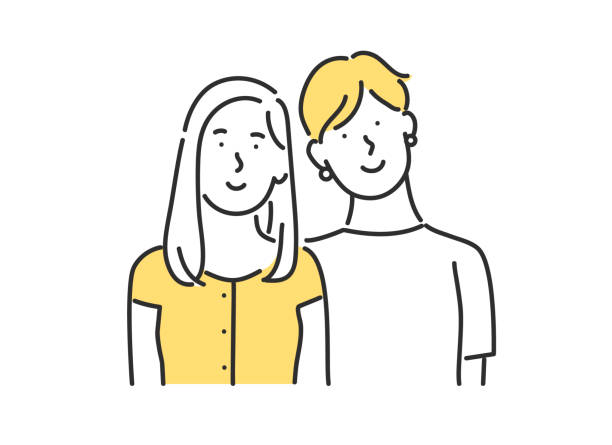 380 Two Lesbian Girls Stock Illustrations Royalty Free Vector