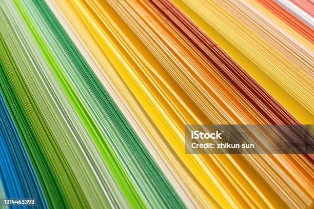 Warna Pelangi Komposisi Kertas Spanduk Spektrum Warna Latar Belakang