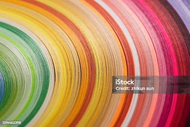 Warna Pelangi Komposisi Kertas Spanduk Spektrum Warna Latar Belakang