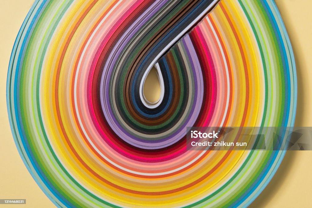 Warna Pelangi Komposisi Kertas Spanduk Spektrum Warna Latar Belakang