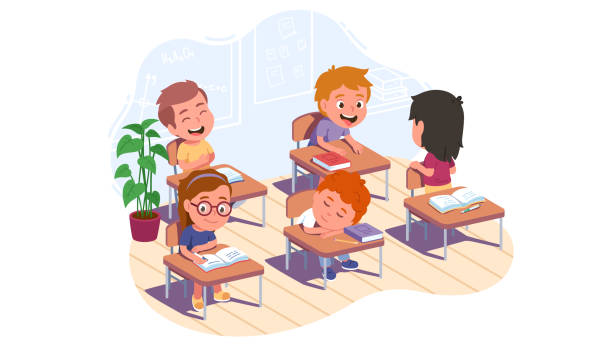 Student Sleeping In Class Cartoon