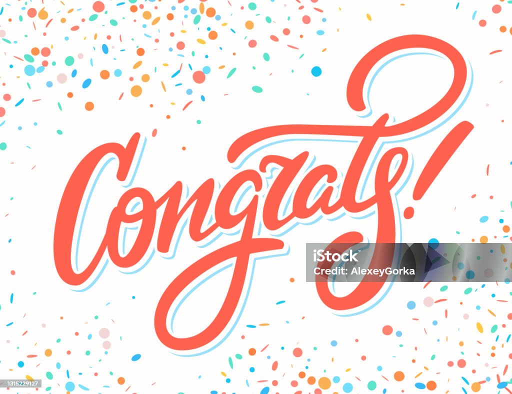 Congrats Herzlichen Glückwunsch Banner Vektor Handschriftliche ... Congrats Herzlichen Glückwunsch Banner Vektor Handschriftliche ...