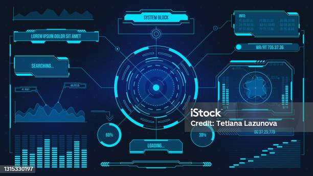 Antarmuka Pengguna Digital Layar Ui Teknologi Futuristik Mobil