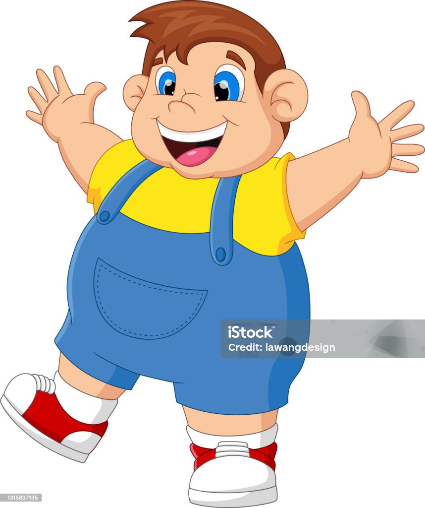 Kartun Anak Gemuk Bahagia Melambaikan Tangan Ilustrasi Stok - Unduh ... Kartun Anak Gemuk Bahagia Melambaikan Tangan Ilustrasi Stok - Unduh ...