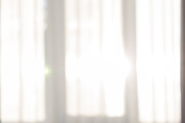 Free Stock Photo of Sunlight filtering through white curtains ...
