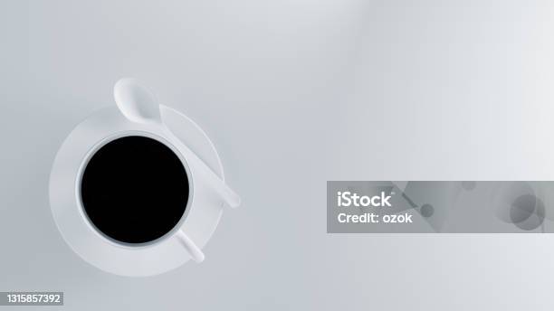 Rendering 3d Cangkir Kopi Putih Dengan Sendok Dan Piring Dengan ... Rendering 3d Cangkir Kopi Putih Dengan Sendok Dan Piring Dengan ...