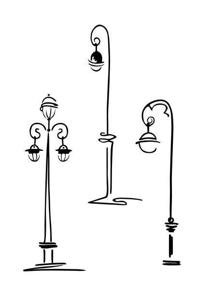 3 400 Dessin Lampadaire Stock Illustrations Graphiques Vectoriels