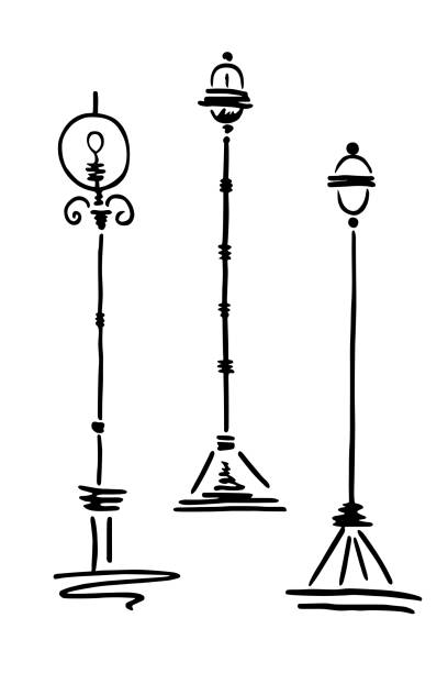 3 400 Dessin Lampadaire Stock Illustrations Graphiques Vectoriels