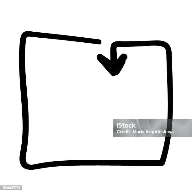 Panah Bingkai Persegi Untuk Infografis Doodle Tangan Menggambar Sketsa ... Panah Bingkai Persegi Untuk Infografis Doodle Tangan Menggambar Sketsa ...