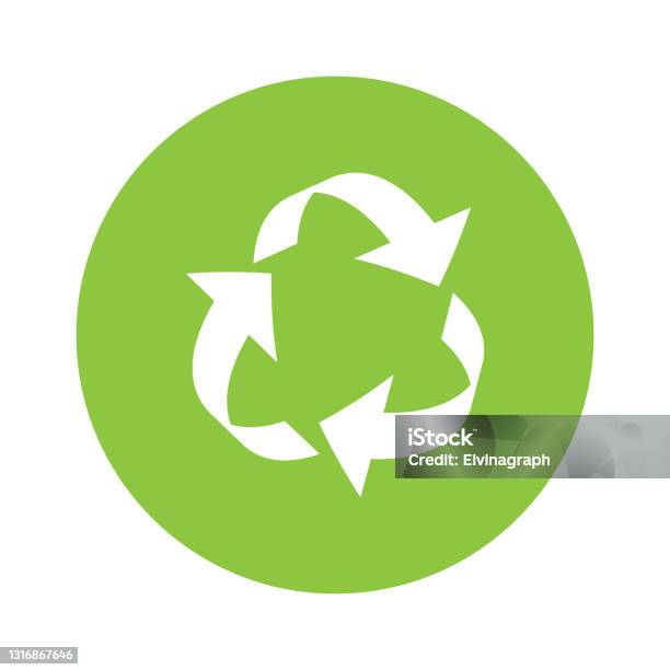 Recycler Le Vecteur Dicône De Signe De Recyclage Vecteurs Libres De