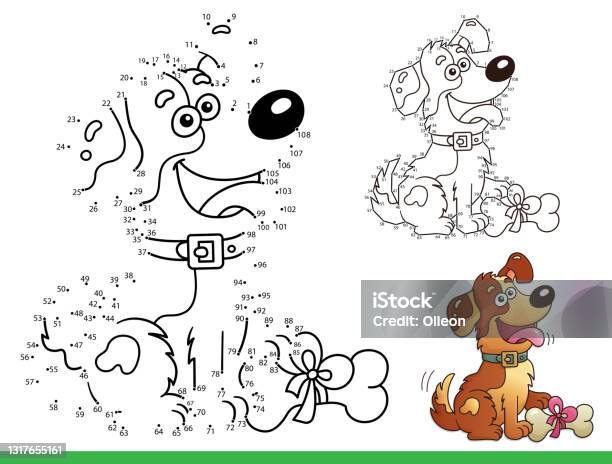 Jeu De Puzzle Pour Les Enfants Jeu De Chiffres Contour De Page De