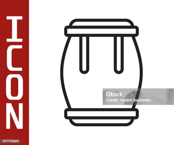 Ikon Drum Garis Hitam Terisolasi Pada Latar Belakang Putih Tanda Musik ... Ikon Drum Garis Hitam Terisolasi Pada Latar Belakang Putih Tanda Musik ...