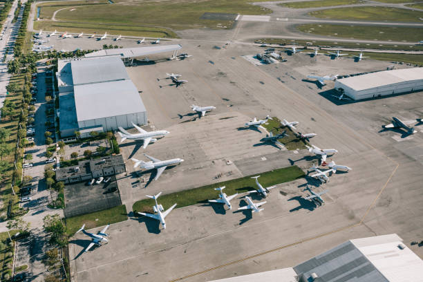 Free Stock Photo of Busy Airport Ramp With Multiple Planes | Download ...