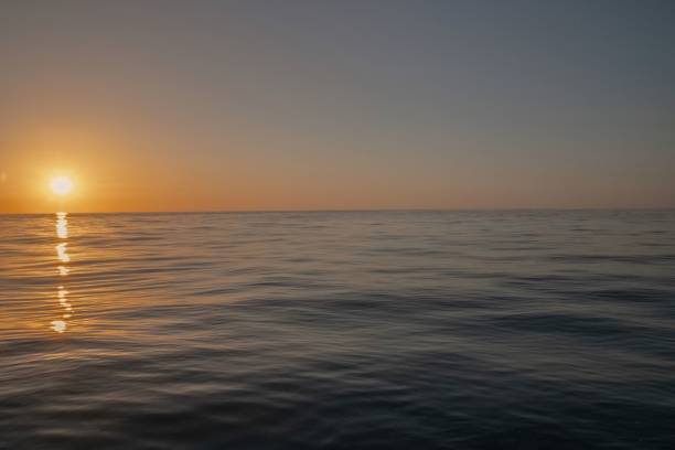 Free Stock Photo of The Sun Sets Over a Body of Water | Download Free ...