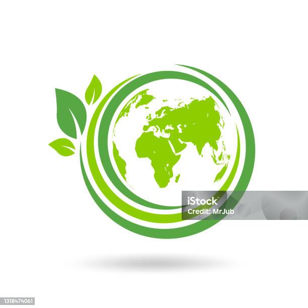 Conception Verte De Logo Décologie Pour La Journée Mondiale De
